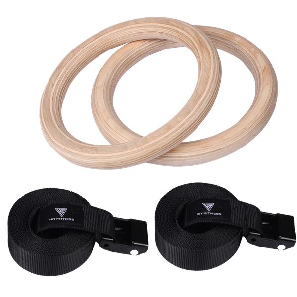 Hit Fitness Gymnastics Ring Set | Wooden | Studio | Hit Fitness – HIT ...