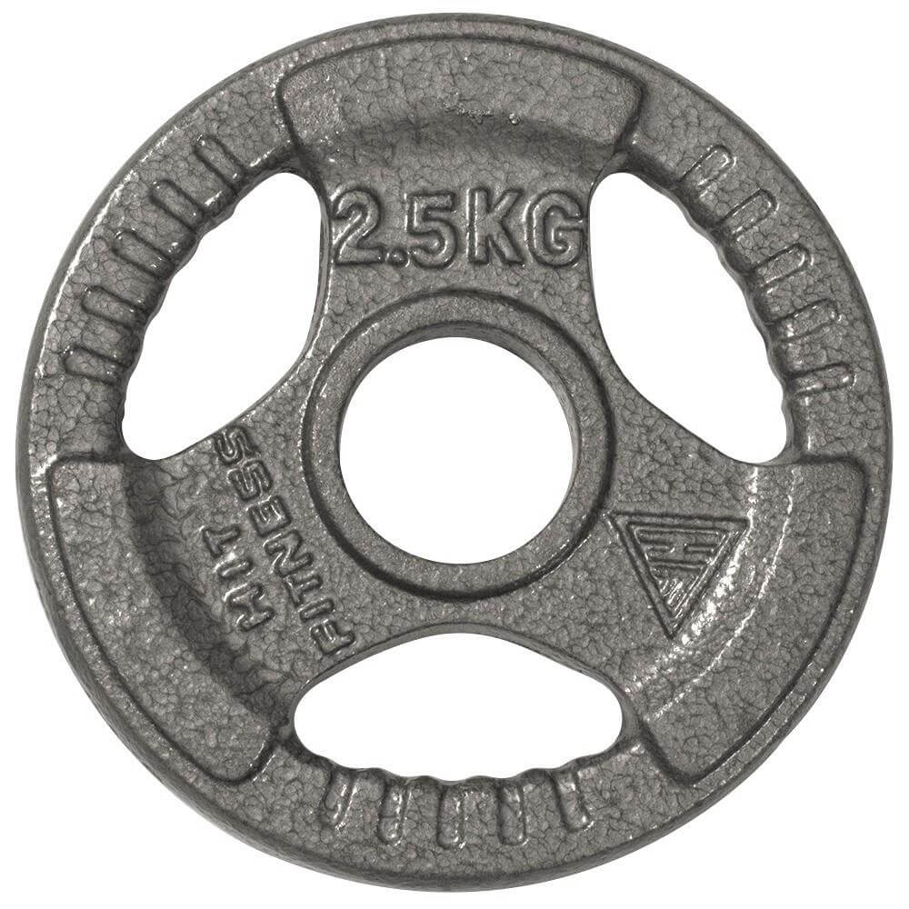 Hit Fitness Olympic Cast Iron Tri-Grip Disc | 2.5kg | Strength | Hit ...